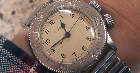 [錶友分享]1940年代的空戰英豪 OMEGA Weems CK2129 - 世界腕錶 World Wrist Watch