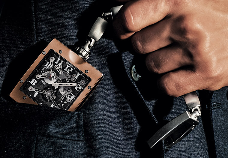 既是懷錶也是座鐘 RICHARD MILLE RM 020首見在懷錶身上導入奈米碳纖維底板 - 世界腕錶 World Wrist Watch