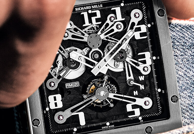 既是懷錶也是座鐘 RICHARD MILLE RM 020首見在懷錶身上導入奈米碳纖維底板 - 世界腕錶 World Wrist Watch
