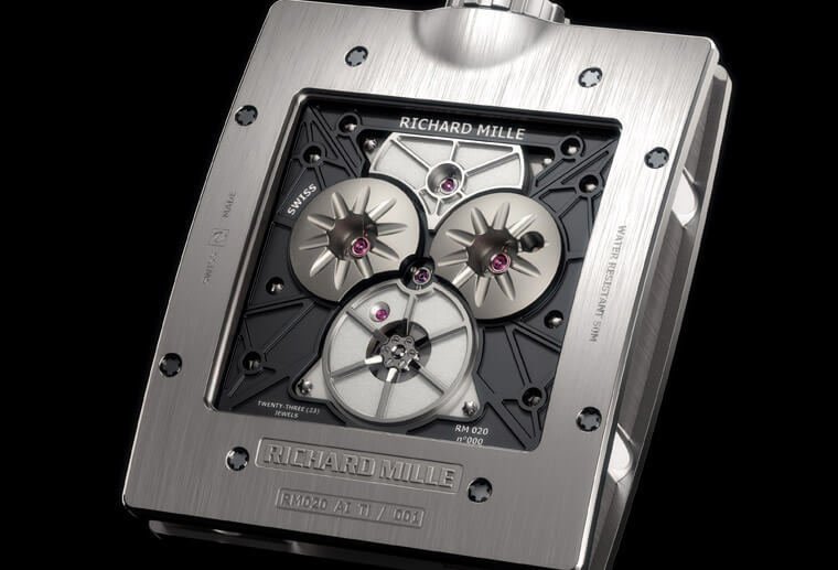 既是懷錶也是座鐘 RICHARD MILLE RM 020首見在懷錶身上導入奈米碳纖維底板 - 世界腕錶 World Wrist Watch