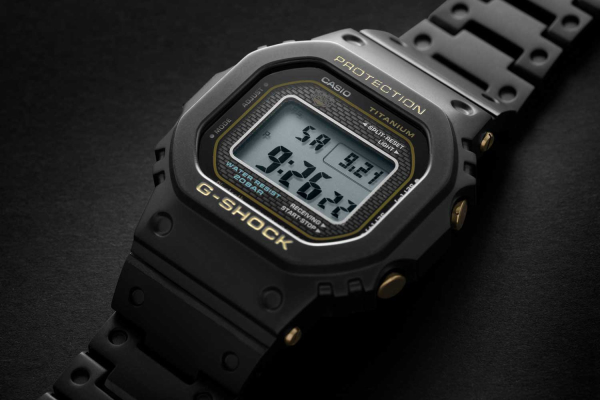 G-SHOCK GMW-B5000系列再推全新升級鈦金屬材質 - 世界腕錶 World Wrist Watch