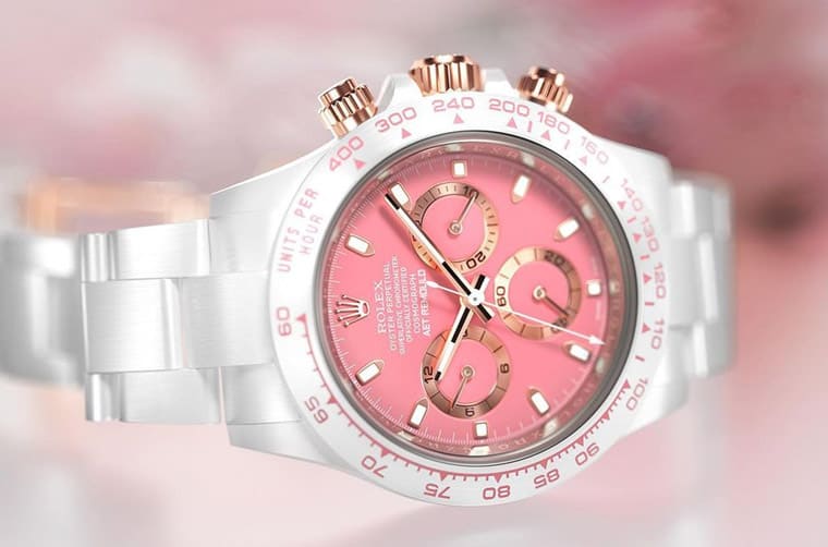 春天氣息濃烈的“櫻花”主題白陶瓷Daytona - 世界腕錶 World Wrist Watch
