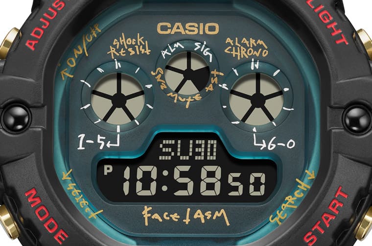 G-SHOCK 1990年代熱賣款回歸 面盤融入設計師手寫字體表現創意風格 - 世界腕錶 World Wrist Watch