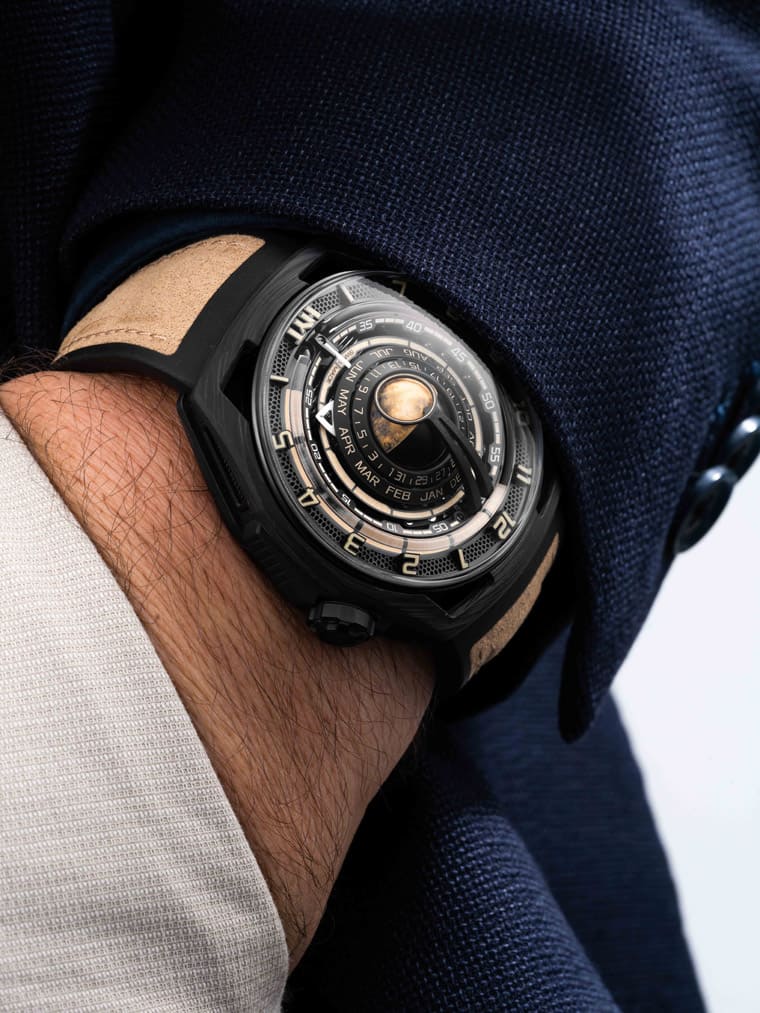 HYT Moon Runner月相錶手工微繪月球圖案擬真感超強 - 世界腕錶 World Wrist Watch