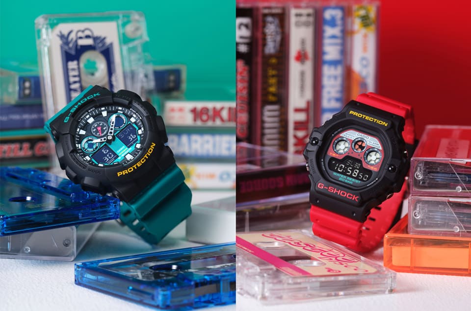 1980年代卡式录音带怀旧风格 G-SHOCK Mix Tape系列抢眼出击 - 世界腕表 World Wrist Watch