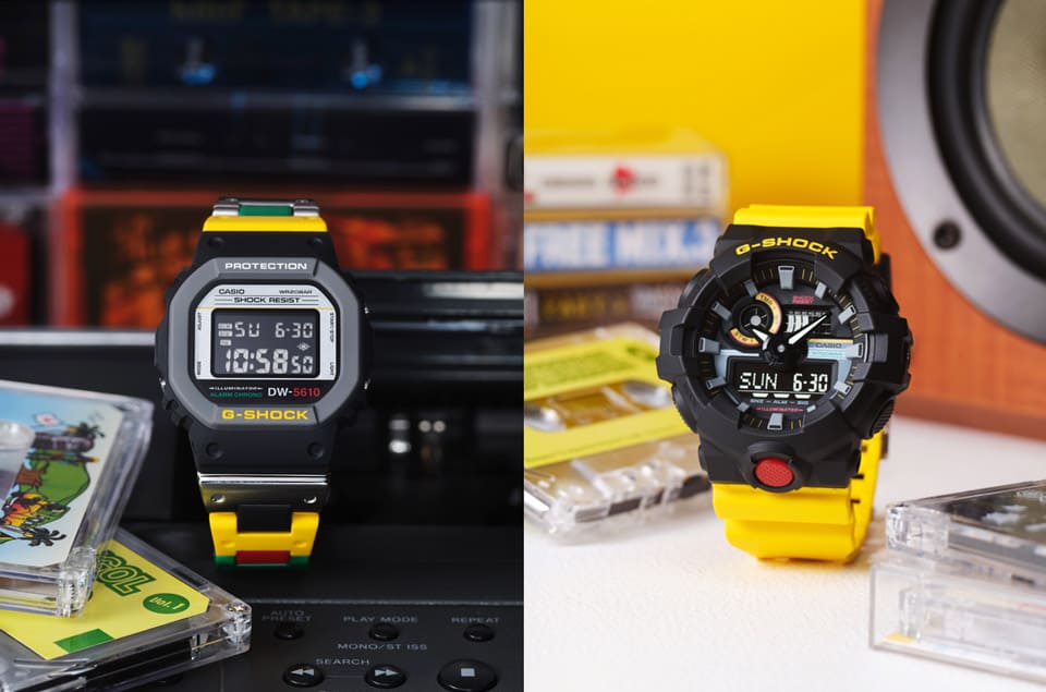 1980年代卡式录音带怀旧风格 G-SHOCK Mix Tape系列抢眼出击 - 世界腕表 World Wrist Watch