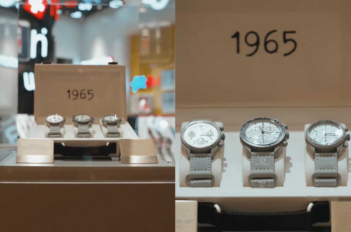 MoonSwatch 1965上市店内有亮点 神祕小白表盒藏惊天超级联名表！？ - 世界腕表 World Wrist Watch