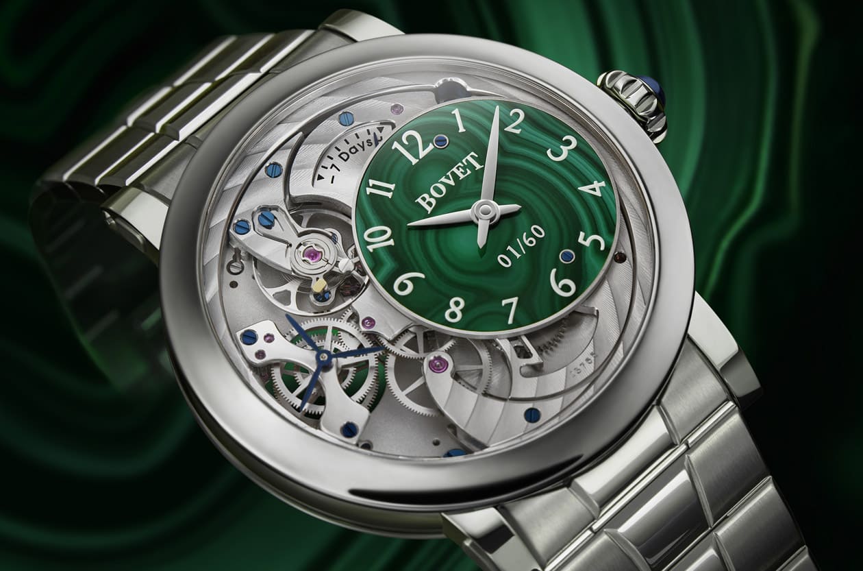 Récital 12系列再升級 播威首度將天然寶石融入面盤 - 世界腕錶 World Wrist Watch